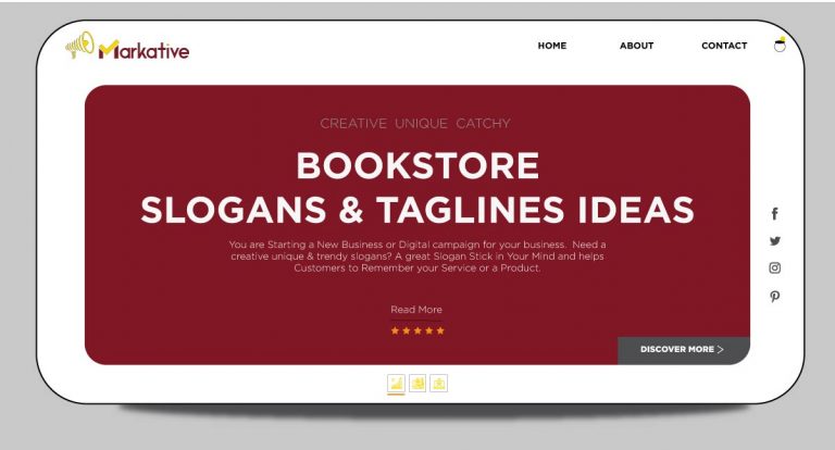 115 Powerful Bookstore Slogans & Taglines to create attention - Markative