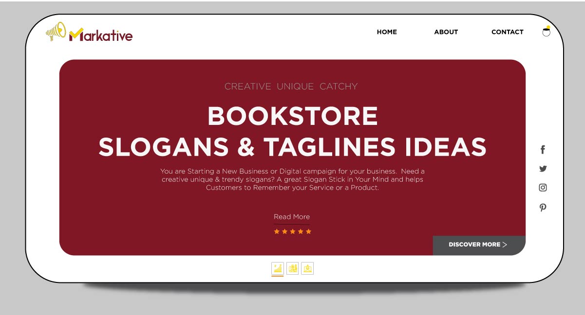 115 Powerful Bookstore Slogans & Taglines to create attention - Markative
