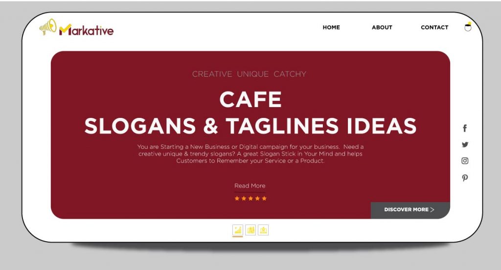 123 Stunning Cafe slogans & taglines ideas for Cafeteria - Markative