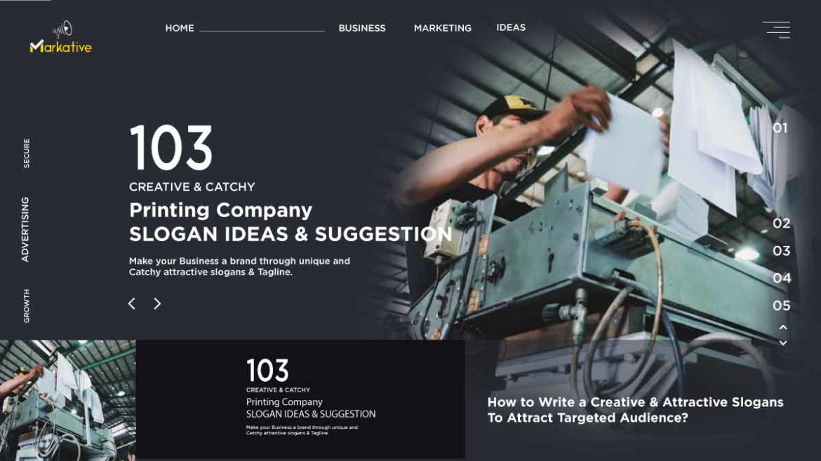 103 Powerful Printing slogan and tagline ideas | Markative