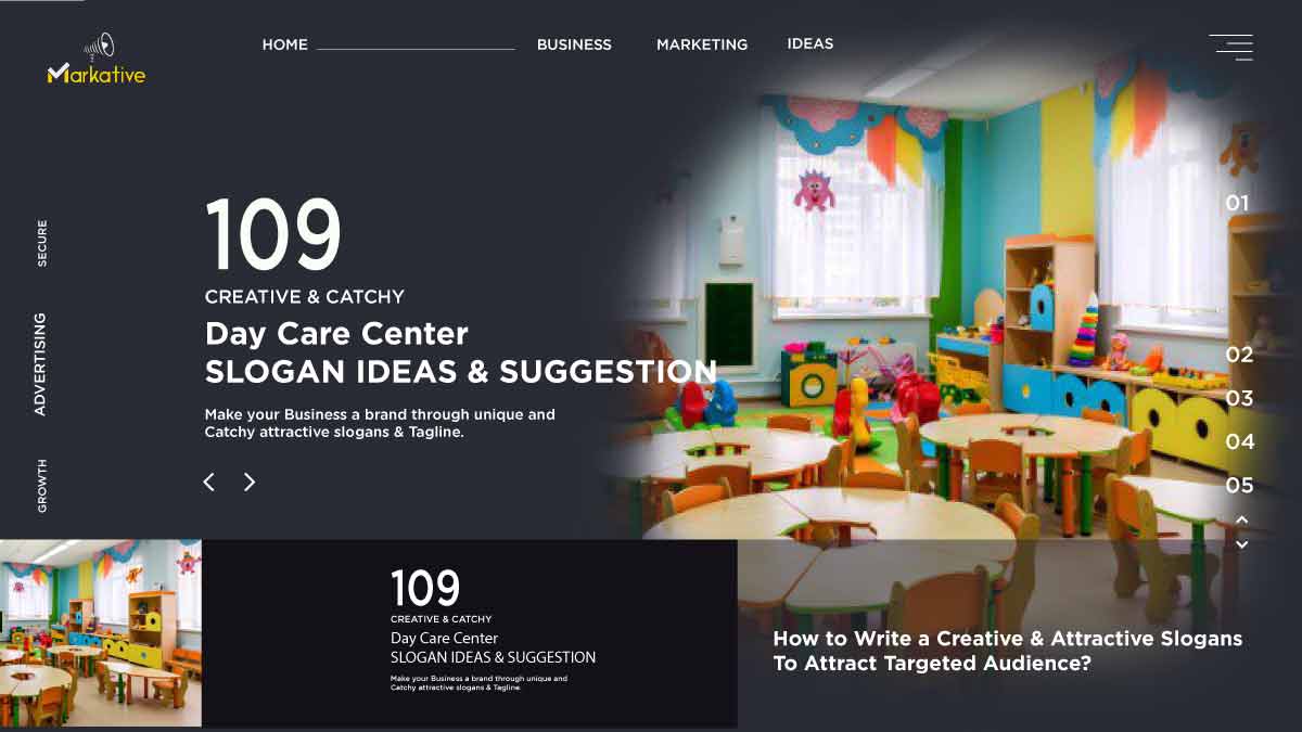 109 Creative Daycare slogans and taglines ideas﻿ | Markative