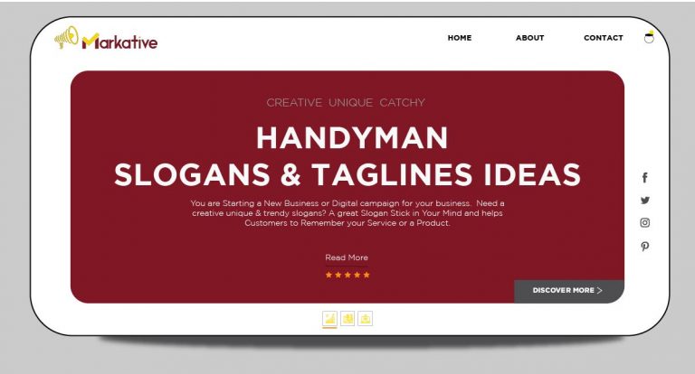 125+ Creative Handyman Slogans & Taglines for you