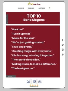 131+ Cool Band Slogans Ideas Perfect for your Team - Markative