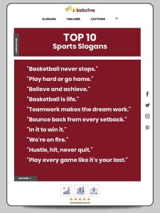 141+ Powerful Sports Slogans & Taglines ideas for your Sport gala