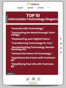 285+ Best Information Technology Slogans That stand you from other ...
