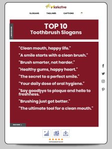 155+ Powerful Toothbrush Slogans & Tagline ideas - Markative