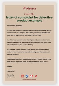 Best Complaint Letter for House Defects [5+ Templates] - Markative