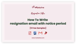 How To Write Best Resignation Email with Notice Period [5+ Templates ...