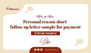 Attractive Follow-Up Letter Sample for Payment: 5 Examples - Markative